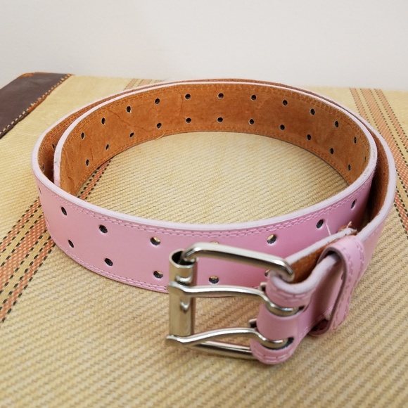 Accessories | The Perfect Pink Leather Belt | Poshmark